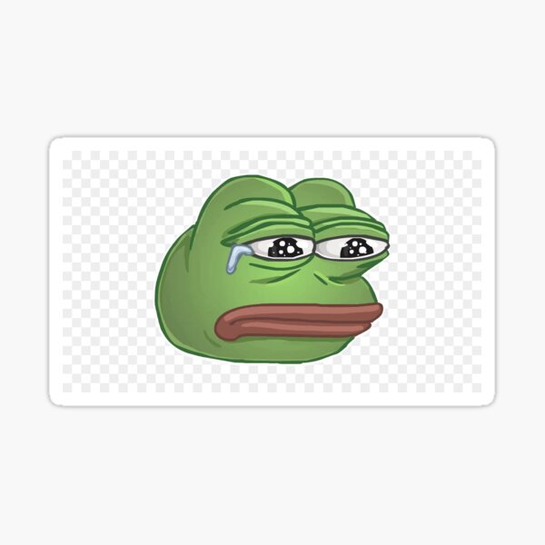 "frog meme" Sticker for Sale by nickc123 | Redbubble