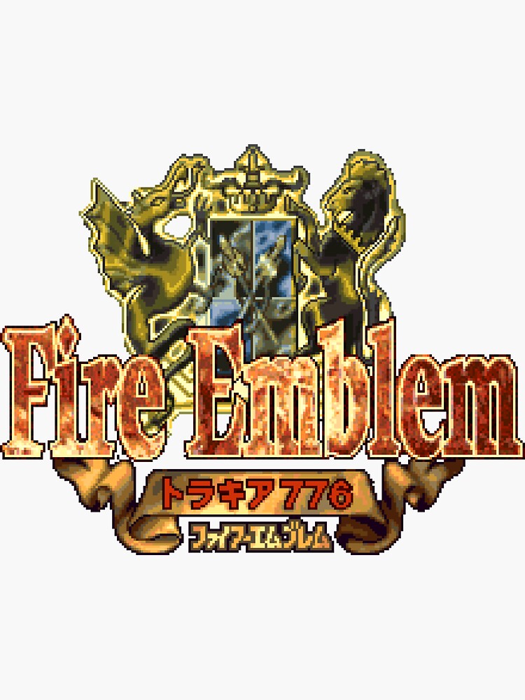 "Fire Emblem (GBA) Title Screen" Sticker by AvalancheShirts | Redbubble