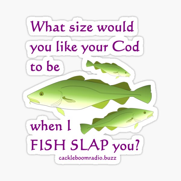 Fish Slap Stickers | Redbubble
