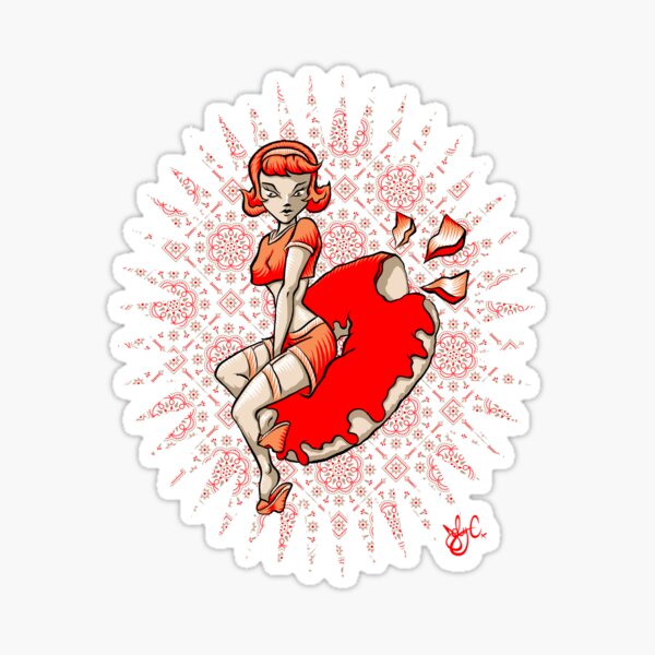 "Donut Girl" Sticker for Sale by jabwai | Redbubble