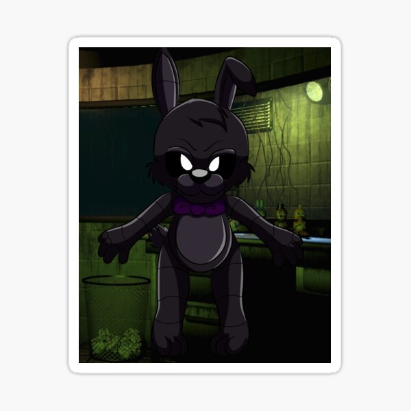 "Five nights at Freddy Chibi Shadow Bonnie " Sticker for Sale by ...