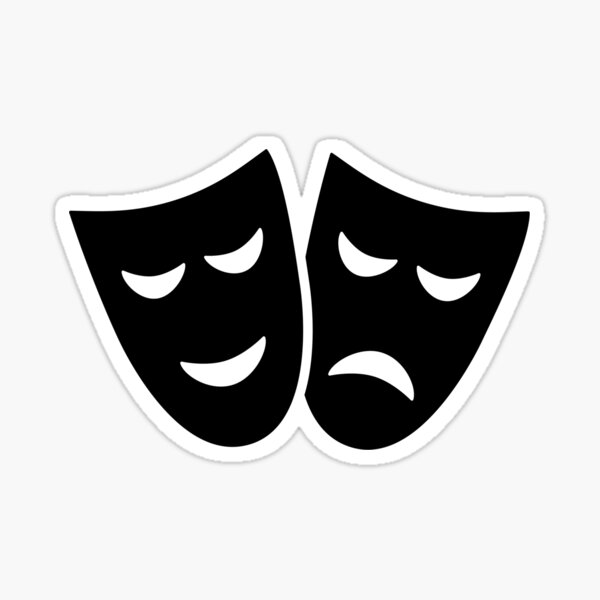 "Drama Ideology" Sticker by ideology | Redbubble