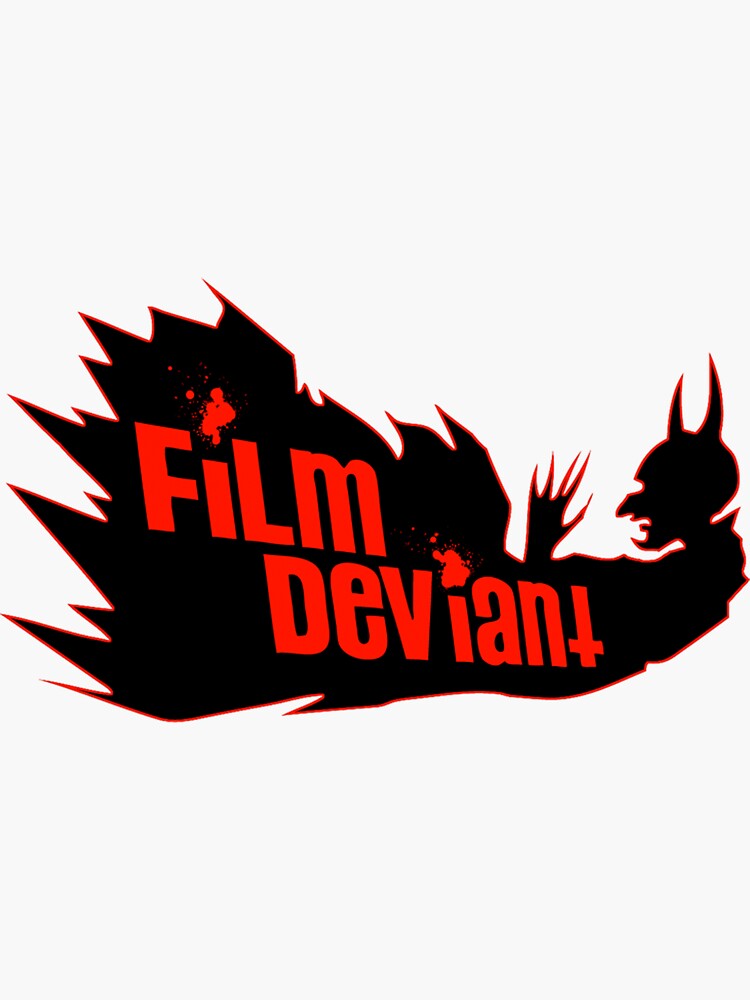 "FILM DEVIANT Logo Variant" Sticker for Sale by FilmDeviant | Redbubble