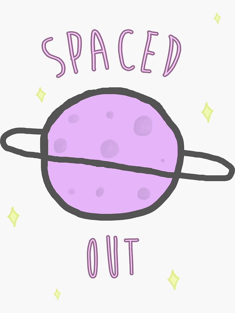 "Spaced Out" Sticker by mahalitta | Redbubble