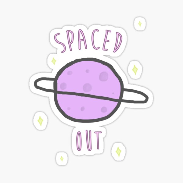 "Spaced Out" Sticker by mahalitta | Redbubble