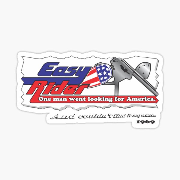 "Easy Rider - American Classic Film" Sticker by w00dy207 | Redbubble