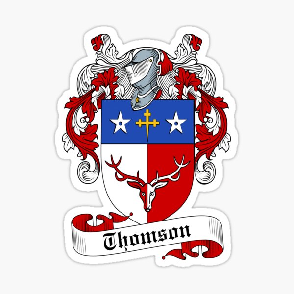 "Thomson" Sticker for Sale by HaroldHeraldry | Redbubble