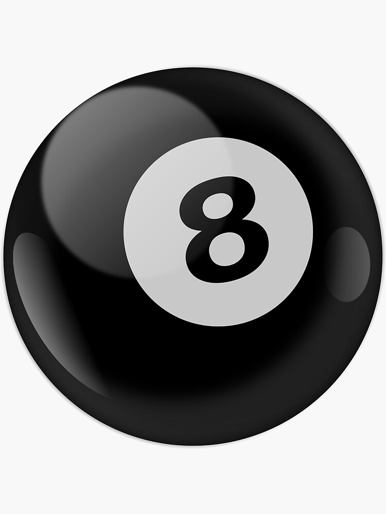 "8-Ball" Sticker for Sale by FreakShop404 | Redbubble