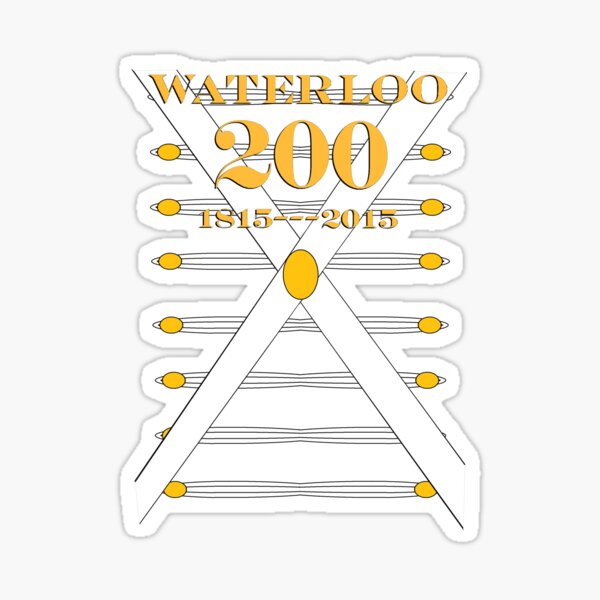 "Battle of Waterloo 200th Anniversary" Sticker for Sale by Radwulf ...