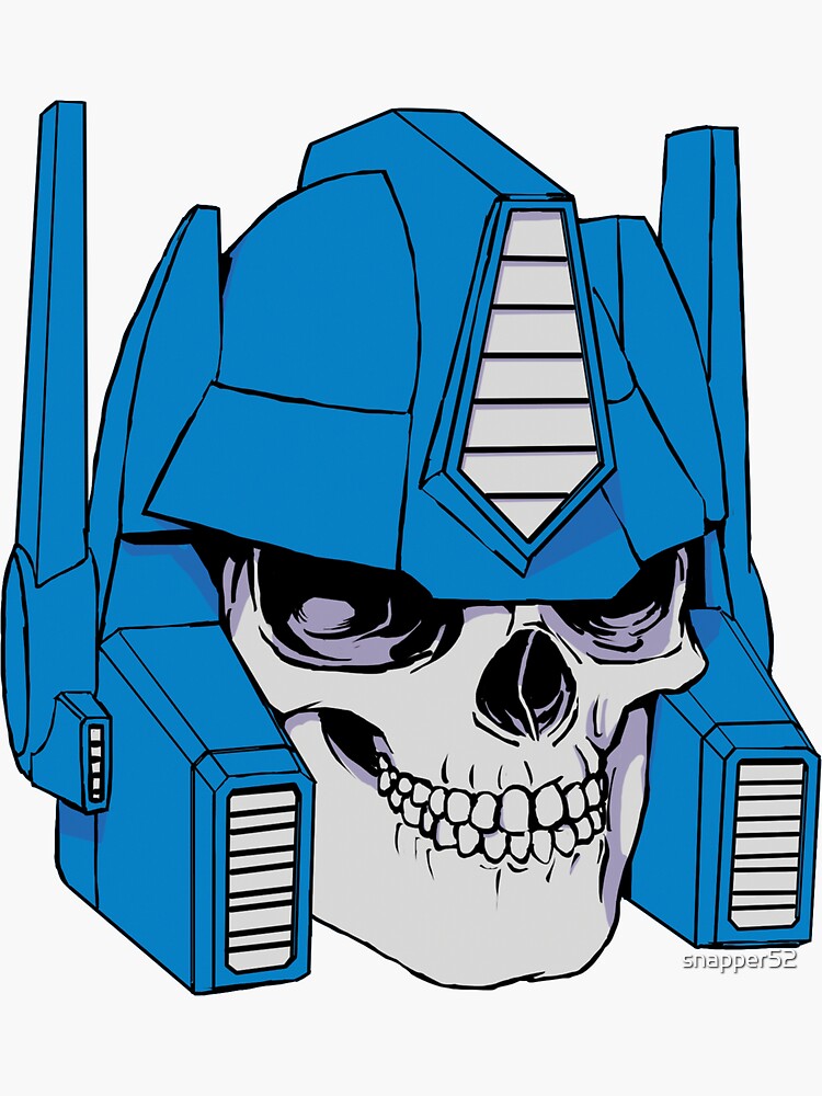 "Optimus Crime" Sticker for Sale by snapper52 | Redbubble