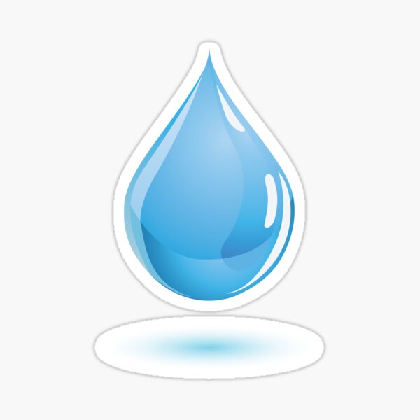 "Water drop" Sticker by Noedelhap | Redbubble