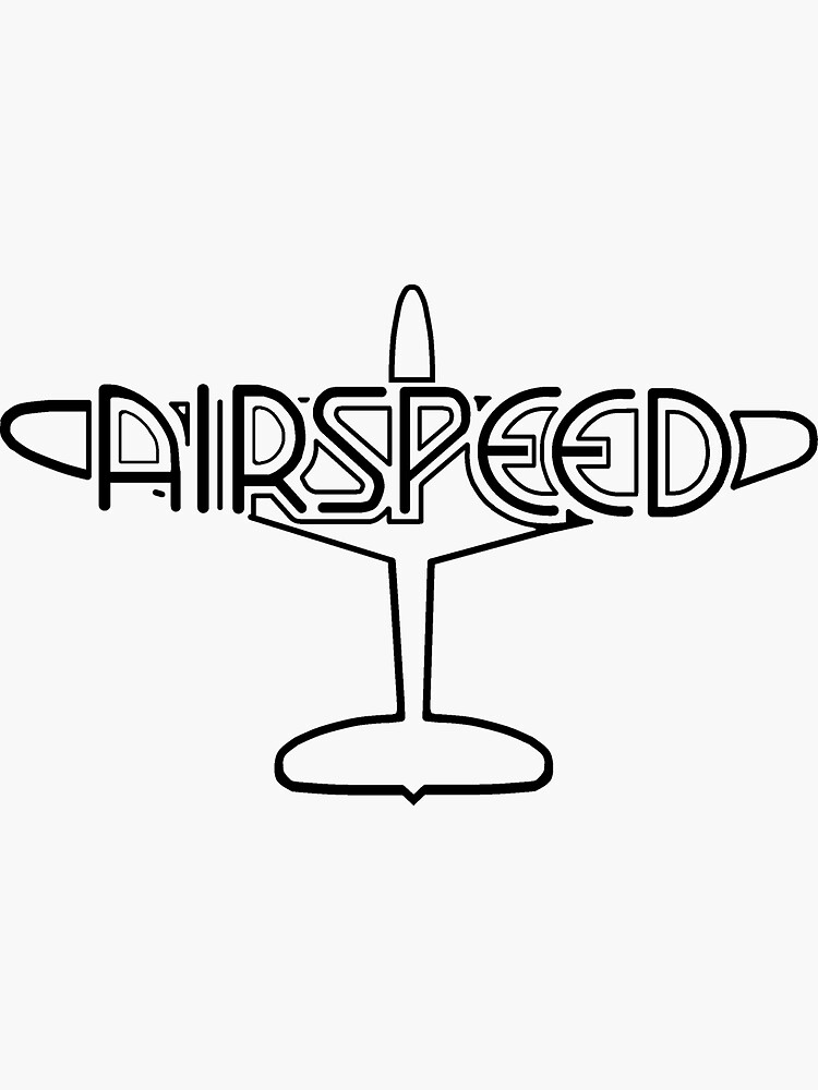 "Airspeed" Sticker for Sale by LateDriver | Redbubble