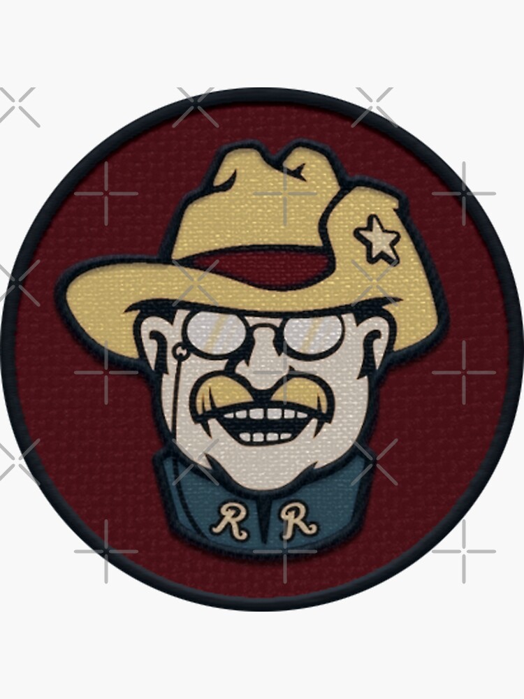 "Rough Riders Logo (Patch)" Sticker for Sale by muwumbe | Redbubble