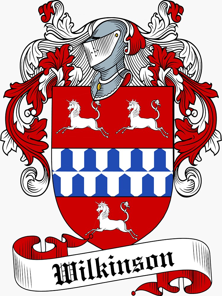 "Wilkinson " Sticker for Sale by HaroldHeraldry | Redbubble