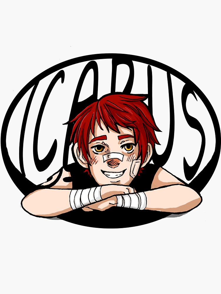 "Icarus" Sticker for Sale by OhGodAPerson | Redbubble