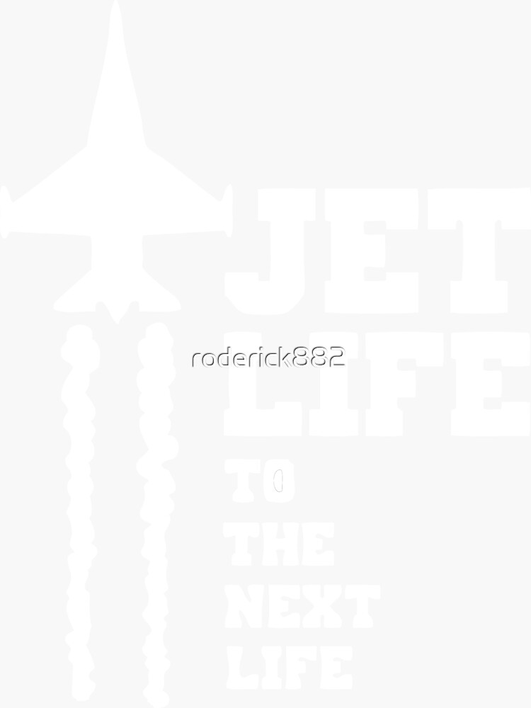 "Jet Life" Sticker for Sale by roderick882 | Redbubble