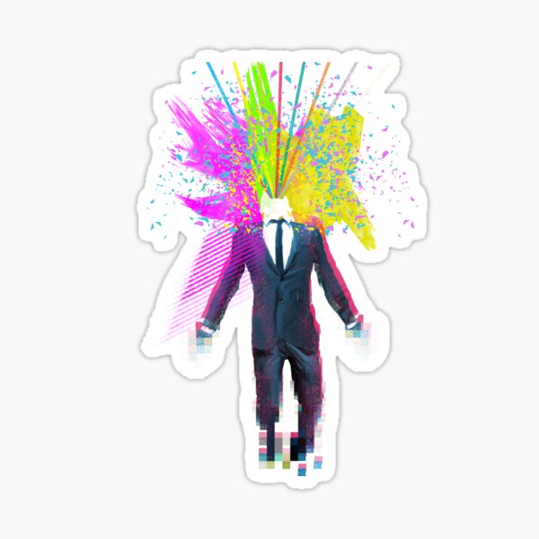 "Shock to the system" Sticker for Sale by levman | Redbubble