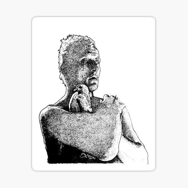 "Roy Batty- Blade Runner - Dot" Sticker by edwoods1987 | Redbubble