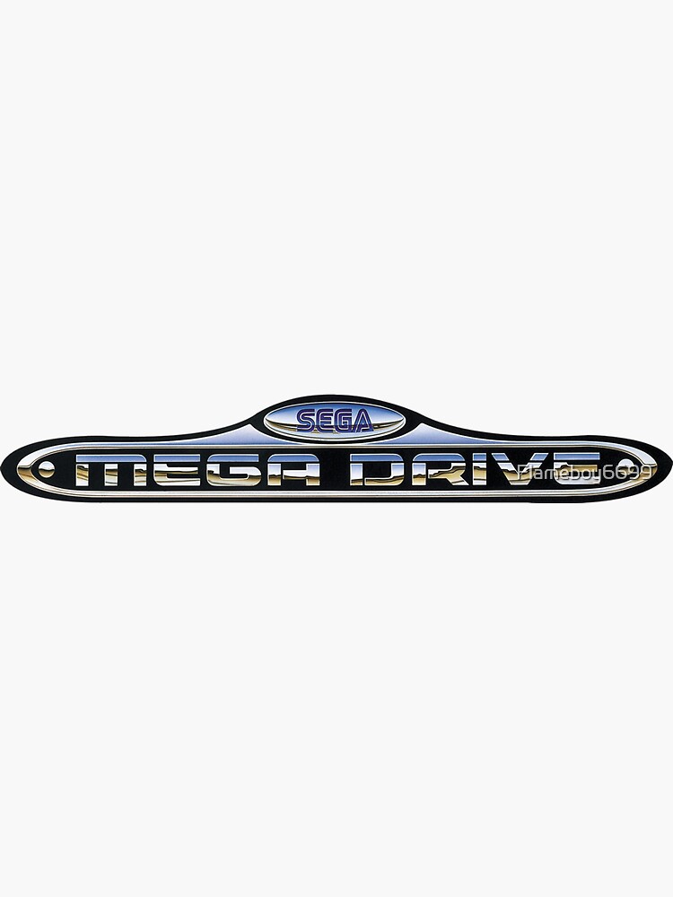 "SEGA Mega Drive" Sticker for Sale by Flameboy6699 | Redbubble