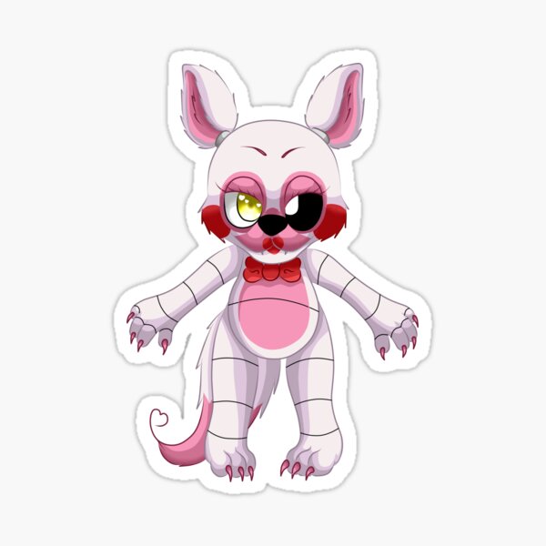 "Five nights at Freddy 2 chibi Mangle" Sticker for Sale by sarahsama ...