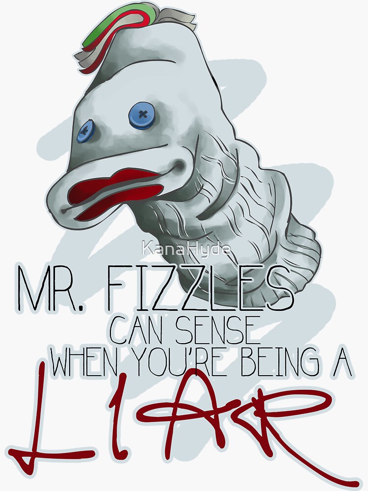 "Mr. Fizzles" Sticker for Sale by KanaHyde | Redbubble