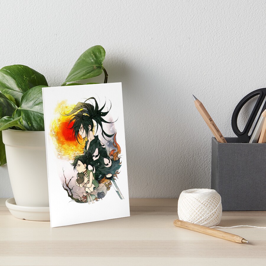"Hyakkimaru, Dororo" Art Board Print by Ellenaia | Redbubble