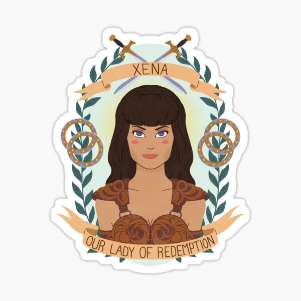 "Xena" Sticker by heymonster | Redbubble