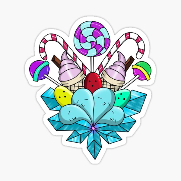 "CANDYLAND! " Sticker for Sale by XephToons | Redbubble