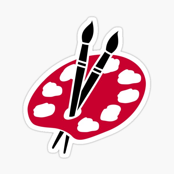 Easel Stickers | Redbubble