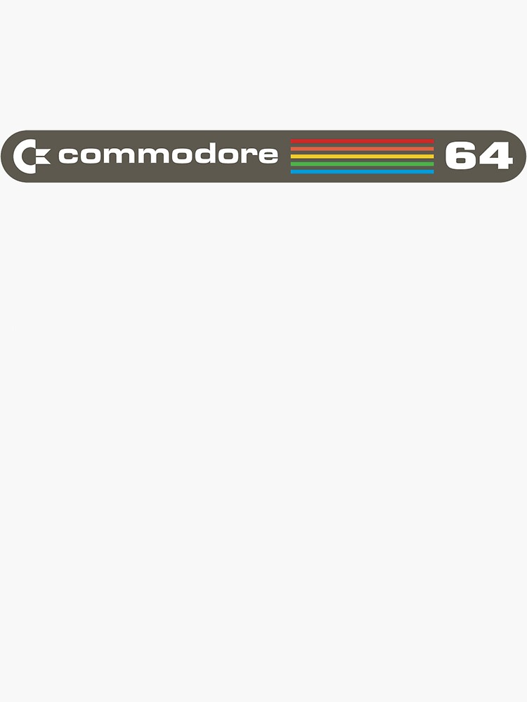 "Commodore 64" Sticker for Sale by conradknight | Redbubble