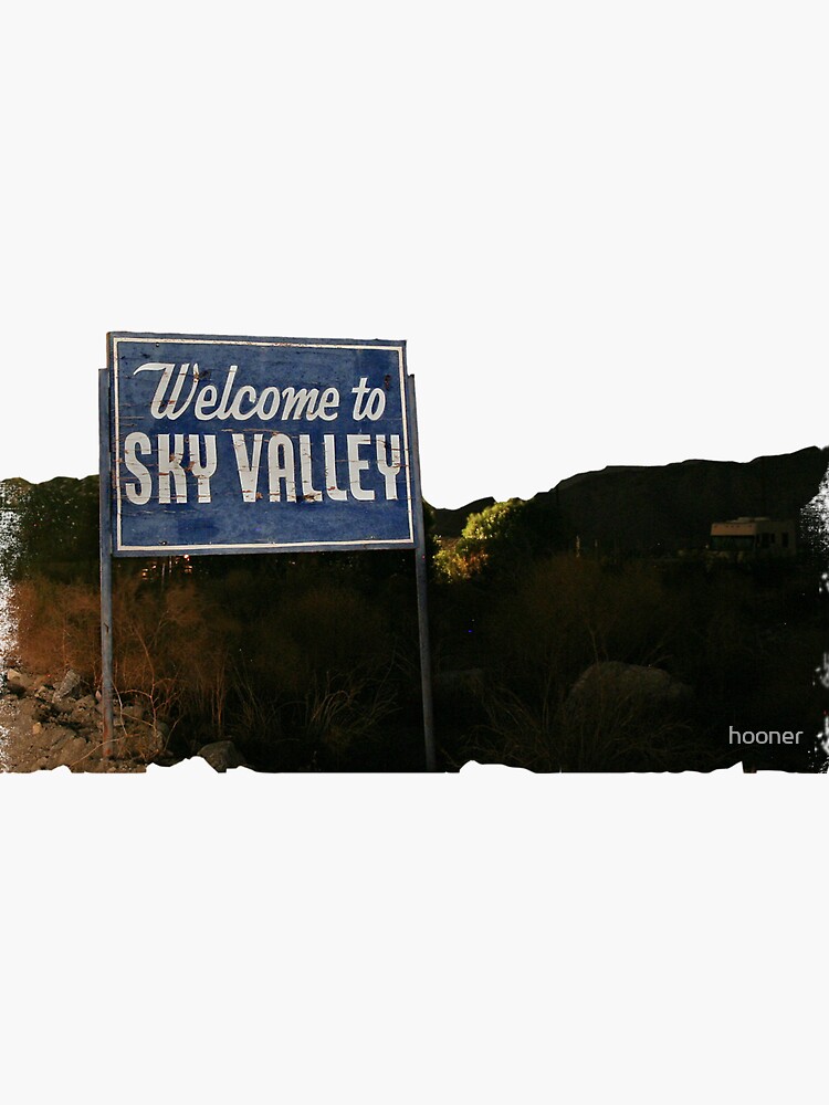 "Kyuss - Welcome to Sky Valley" Sticker for Sale by hooner | Redbubble