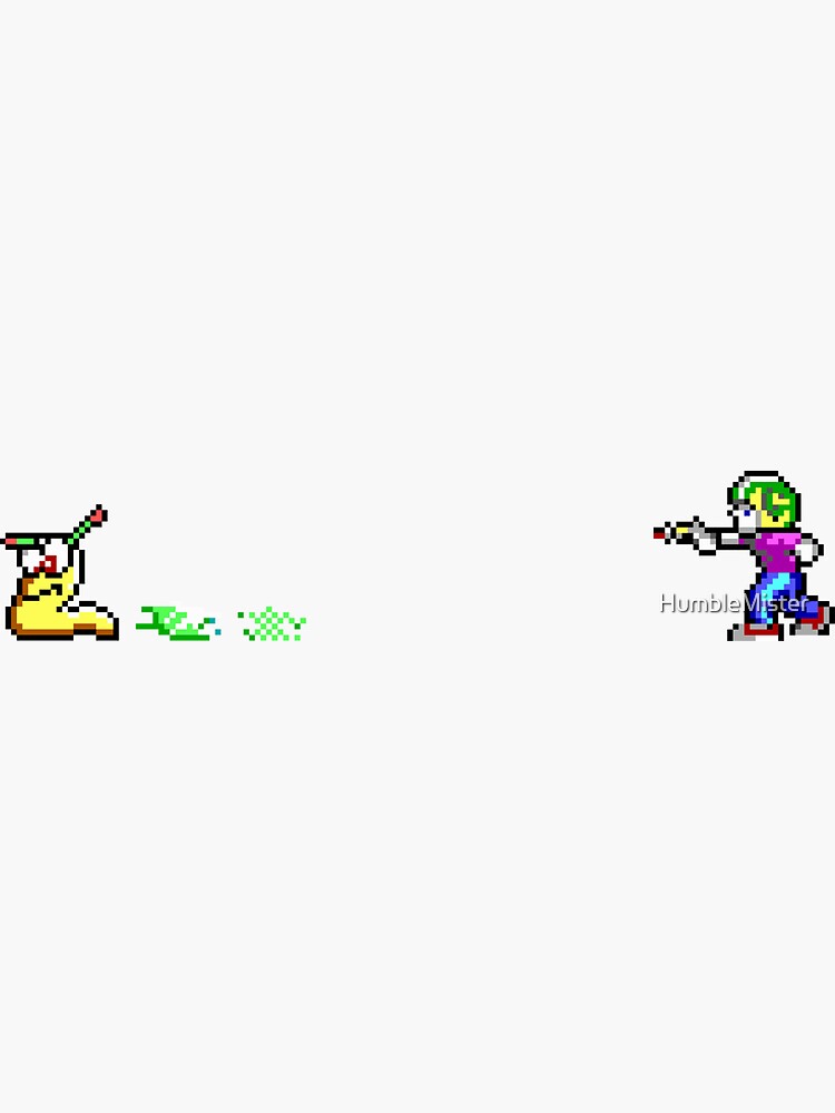 "Commander Keen - The Chase" Sticker for Sale by HumbleMister | Redbubble
