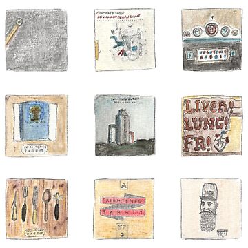 "Watercolour albums - Frightened Rabbit" Poster for Sale by Kris ...