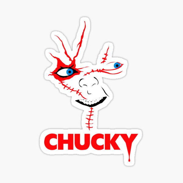 "Chucky" Sticker for Sale by sergiocpd | Redbubble