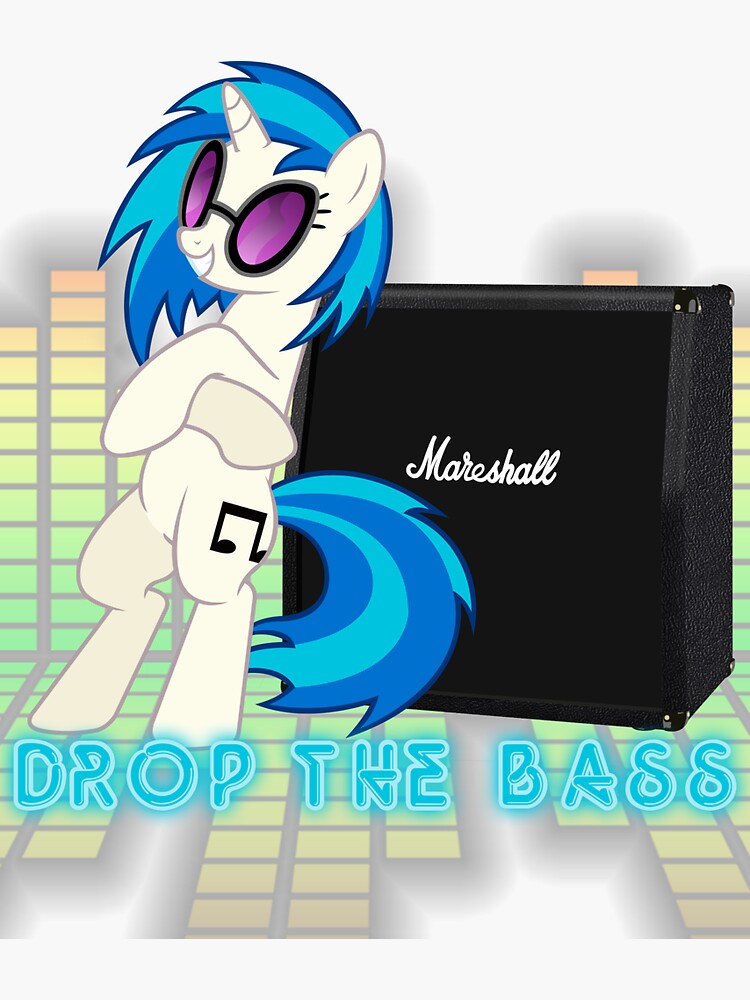 "Drop The Bass" Sticker for Sale by AK71 | Redbubble