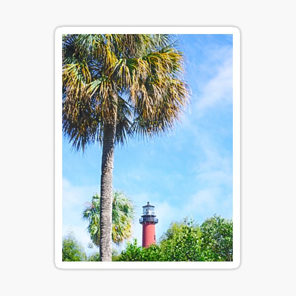 "Jupiter Lighthouse" Sticker for Sale by designingjudy | Redbubble