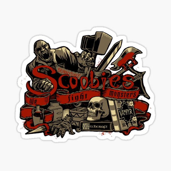 "Scoobies" Sticker by tyna | Redbubble