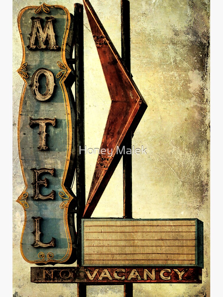 "Vintage Arrow Motel Sign, Lompoc, CA" Sticker for Sale by Honey Malek ...