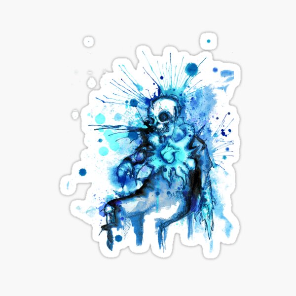 "Cold Hearted" Sticker by LVBART | Redbubble