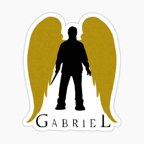 "Gabriel" Sticker by TheTrickyOwl | Redbubble
