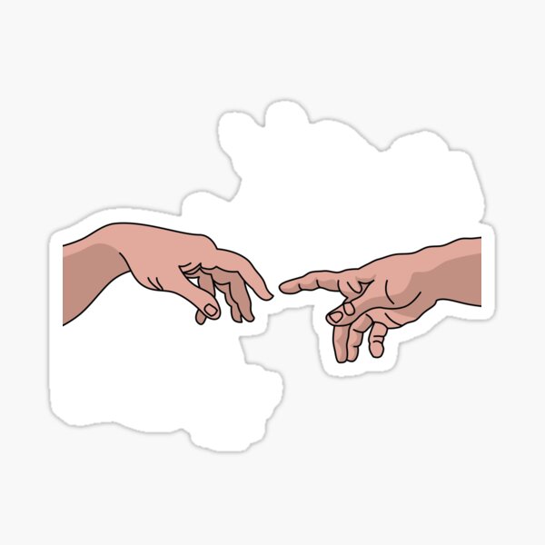 "michelangelo" Sticker by motiashkar | Redbubble