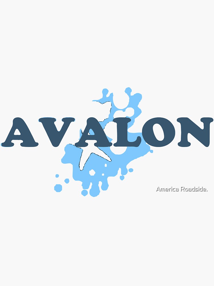 "Avalon - New Jersey." Sticker for Sale by ishore1 | Redbubble