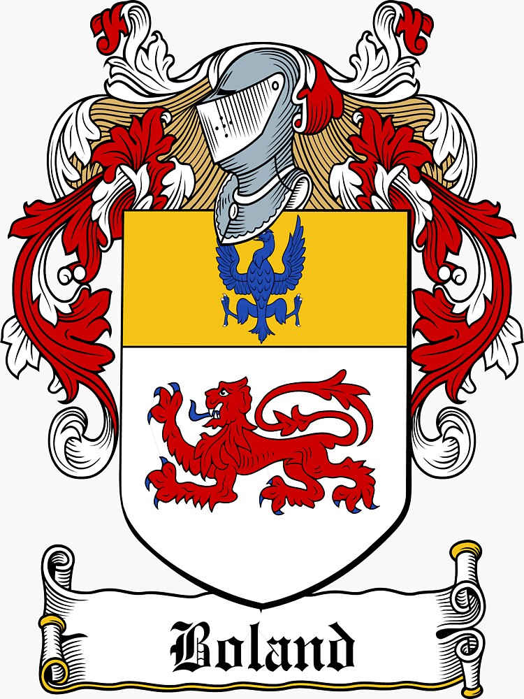 "Boland " Sticker for Sale by HaroldHeraldry | Redbubble