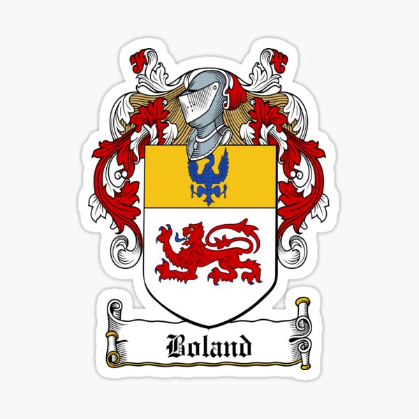 "Boland " Sticker for Sale by HaroldHeraldry | Redbubble