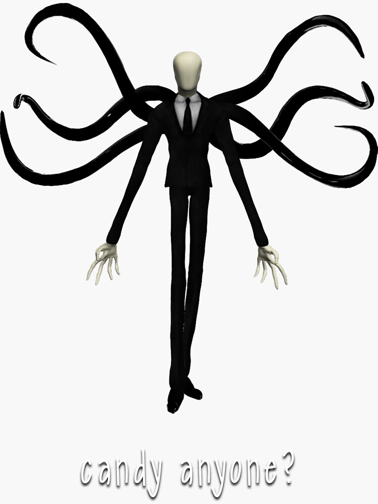 Pegatina «Slender Man, The Candy Man» de phreshdesigns | Redbubble