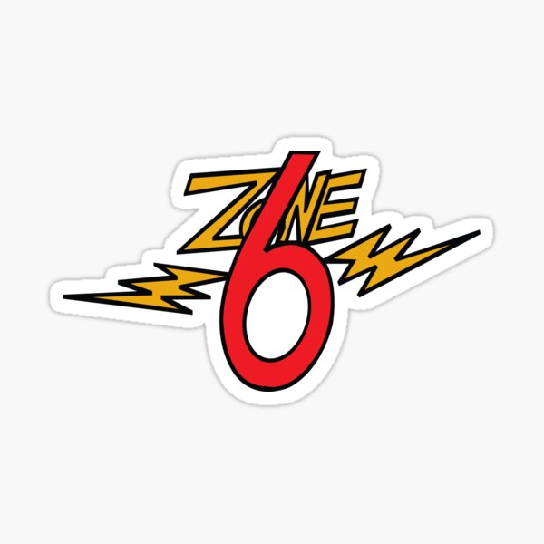 "Zone 6" Sticker by creativecm | Redbubble