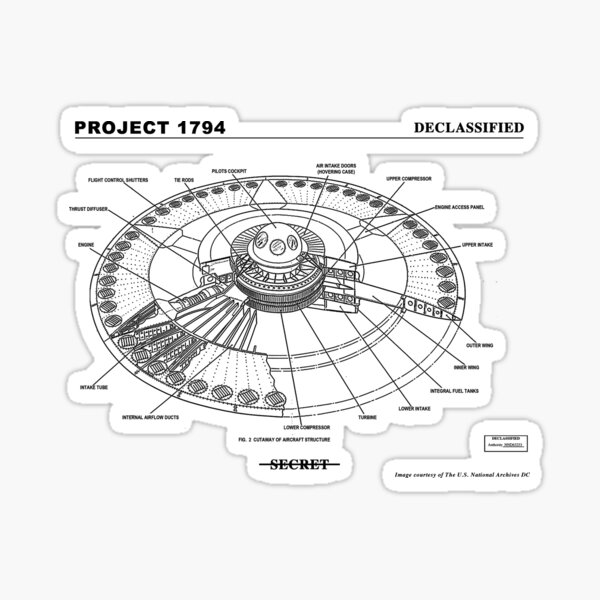 "Project 1794" Sticker for Sale by GUS3141592 | Redbubble