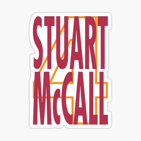 "Stuart McCall" Sticker for Sale by MARK4LYF | Redbubble