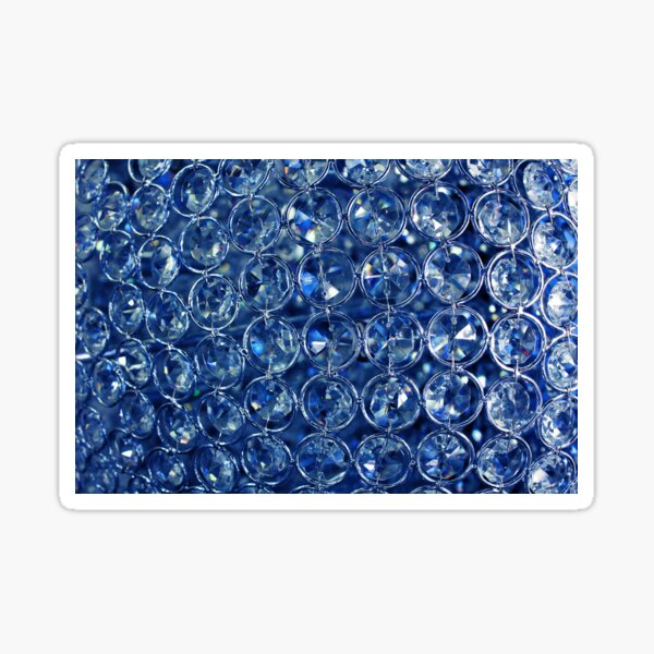 "Blue diamonds" Sticker for Sale by BrunoBeach | Redbubble