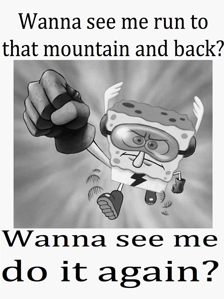 "Spongebob Quickster" Sticker for Sale by Avotteren | Redbubble